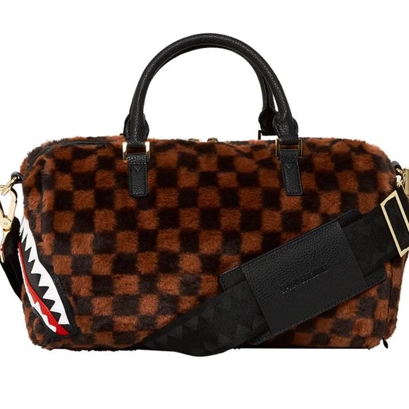 Sprayground | Bags | Furrr Sharks In Paris Mini Duffle Brand New | Poshmark